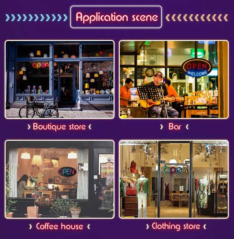 Standard or Customized LED Neon Light Sign Font Advertising Home Bar