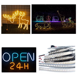 LED Flexible Strip Neon Light for Advertising Home Decoration Christmas