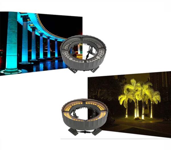 72W LED Palm Tree Pillar Landscape Light IP65 2200K-65000K RGB